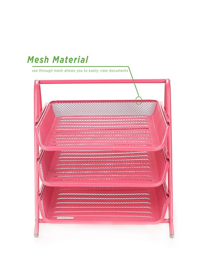 Mind Reader 3 Tier Paper Tray Desk Organizer - Macy's