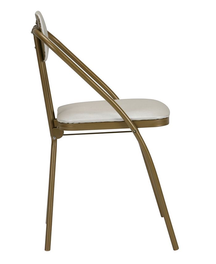 Cosco Stylaire Vinyl Padded Folding Chair, 4-Pack - Macy's