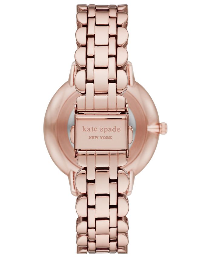 kate spade new york Women's Morningside Rose Gold-Tone Stainless Steel ...