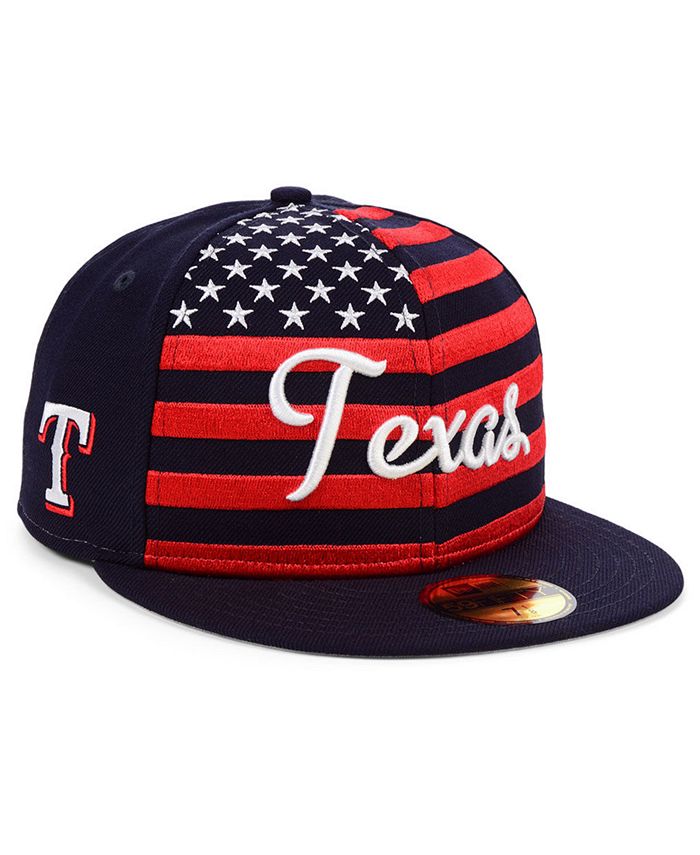 New Era Texas Rangers Retro Big Flag 59FIFTY Cap - Macy's