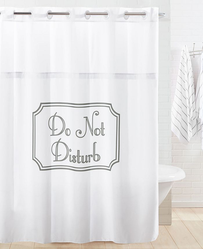 Hookless Do Not Disturb Shower Curtain - Macy's