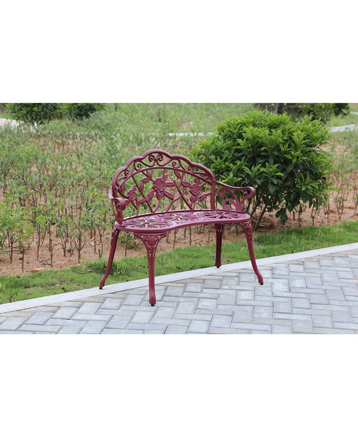 Gardenised Gardenised Red Rose Design Patio Garden Park Yard Outdoor ...