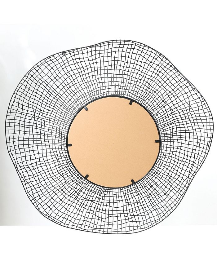 Luxen Home Metal Wire Frame Wall Mirror - Macy's