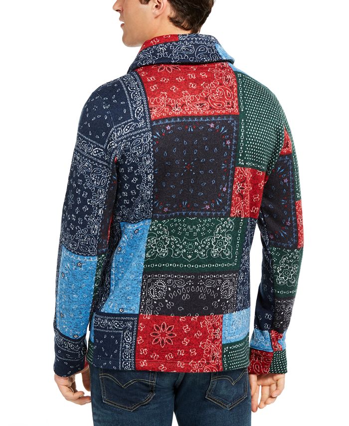 Levi's Men's Patchwork Cardigan Sweater - Macy's