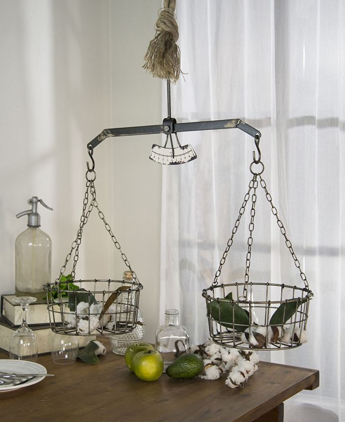 VIP Home & Garden VIP Home International Metal Balance Scale Decor - Macy's