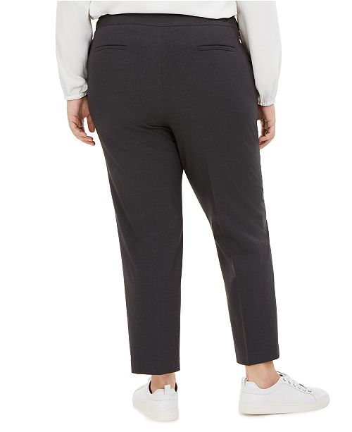 Bar III Trendy Plus Size Dress Pants, Created for Macy's & Reviews ...