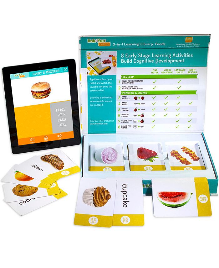 Stages Learning Materials Link4fun Foods Master Pack of 3 Interactive ...