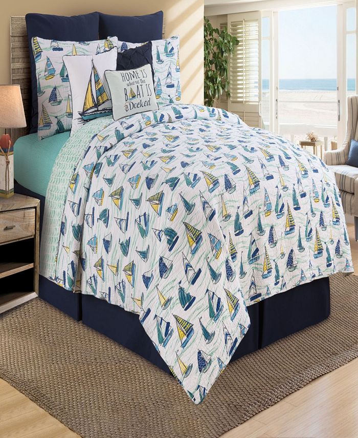 C & F Enterprises Inc C&F Home Dockside Twin Quilt Set - Macy's