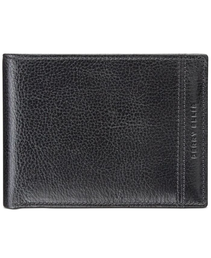 Perry Ellis Portfolio Perry Ellis Men's Leather Wallet Collection ...
