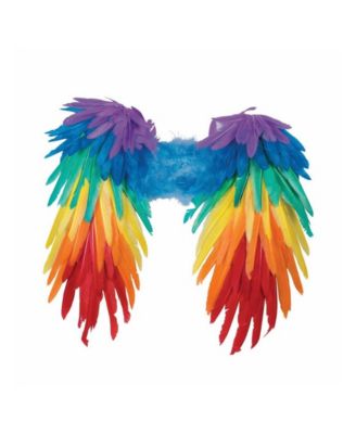 BuySeasons Adult Rainbow Feather Wings - Macy's
