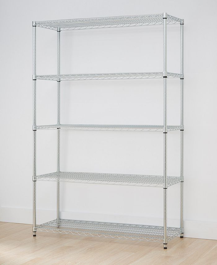 TRINITY 5-Tier Wire Shelving Rack - Macy's