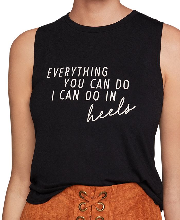 BCBGeneration Graphic-Print Muscle Tank Top - Macy's