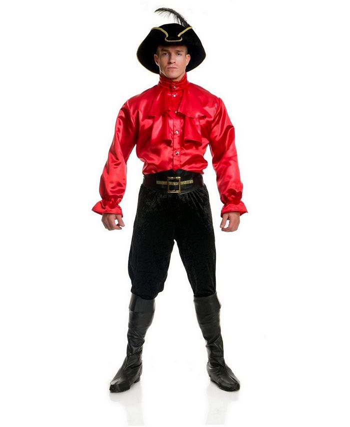 BuySeasons Men's Pirate Captain Red Shirt - Macy's