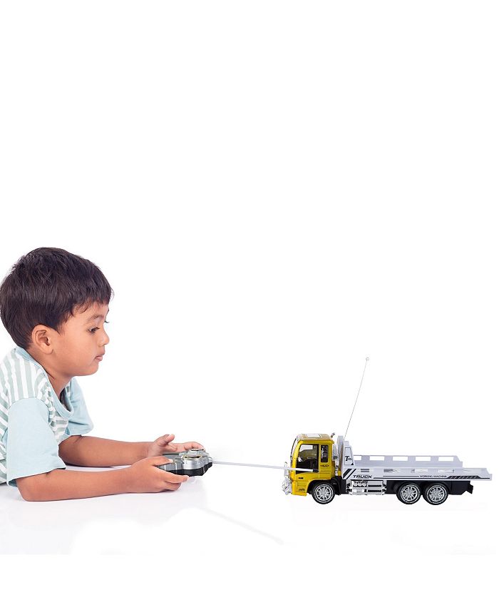 Trademark Global Remote Control Flatbed Truck - Macy's