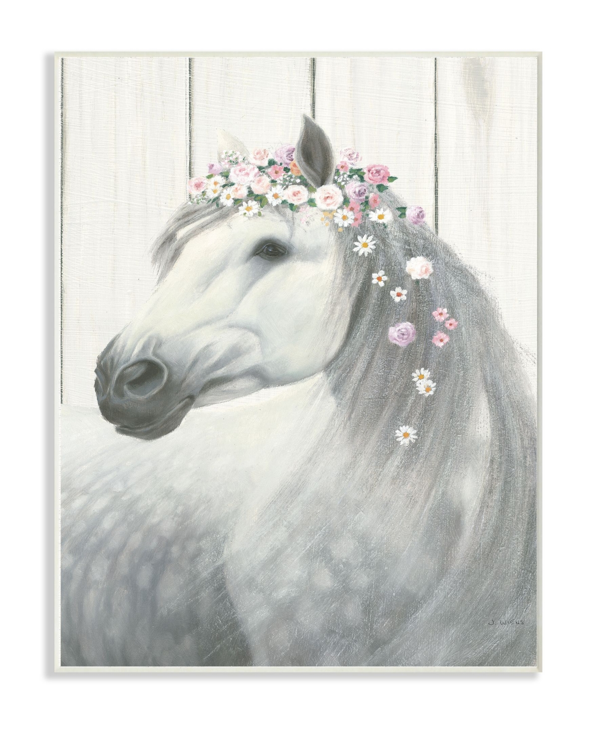 Click here for Stupell Industries Spirit Stallion Horse with Flow... prices