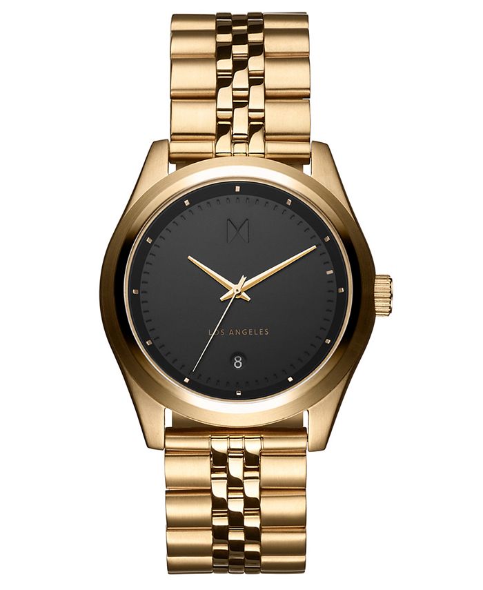 MVMT Men's Rise Hustle Gold-Tone Stainless Steel Bracelet Watch 39mm ...