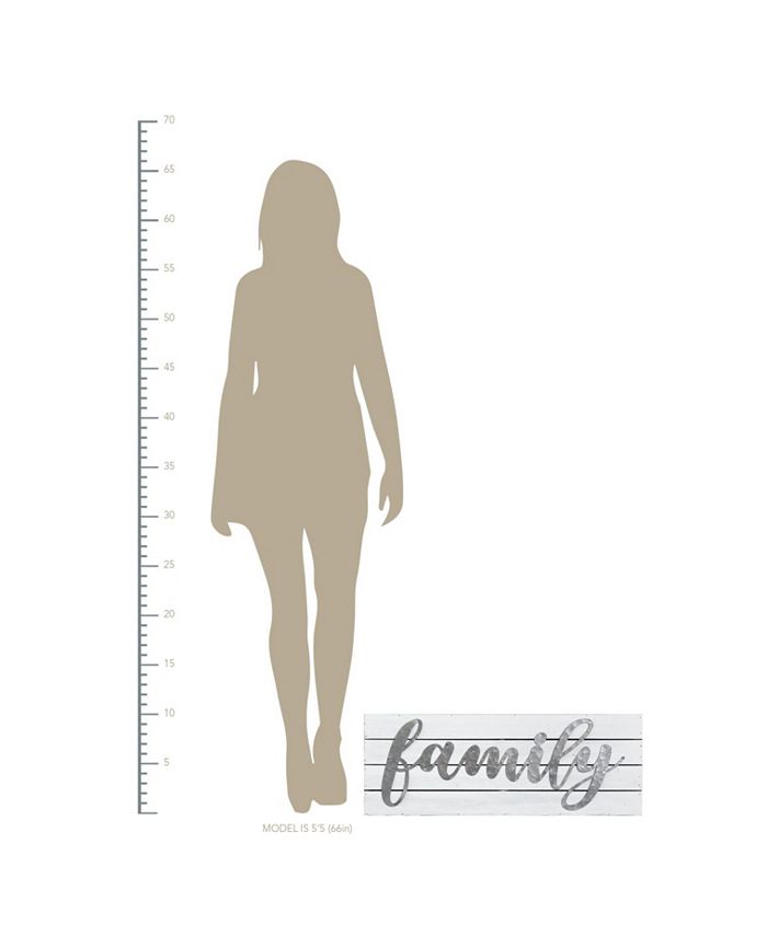 Stratton Home Décor Stratton Home Decor Galvanized Family Planked Sign ...
