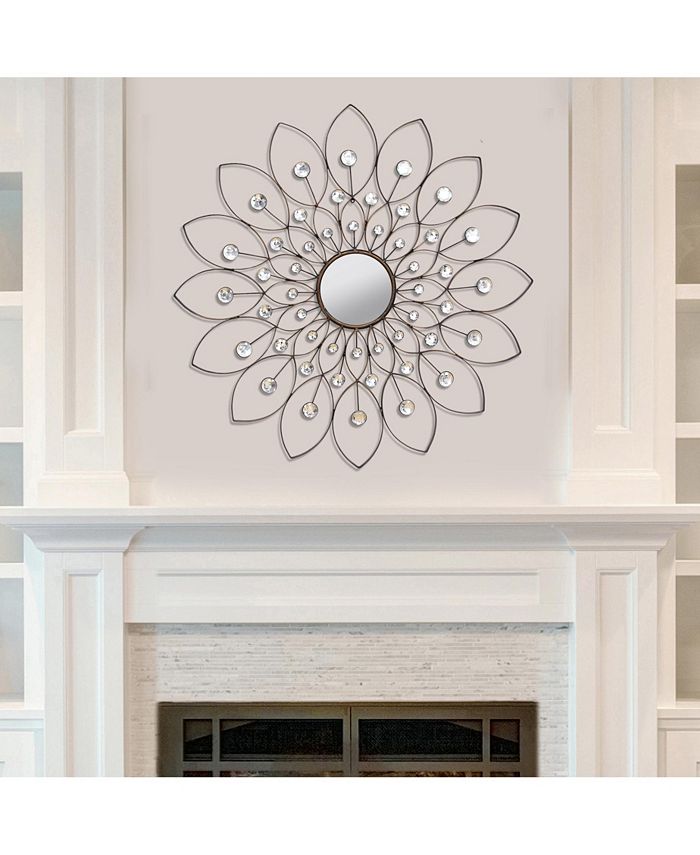 Stratton Home Décor Stratton Home Decor Decorative Flower Mirror - Macy's