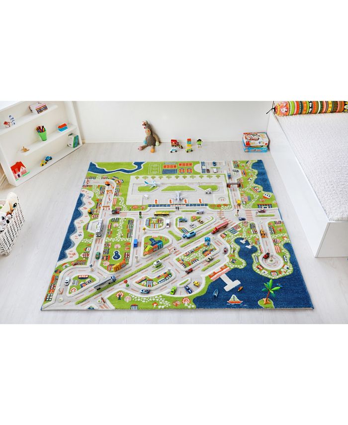 IVI Mini City 3D Play Rug - Macy's