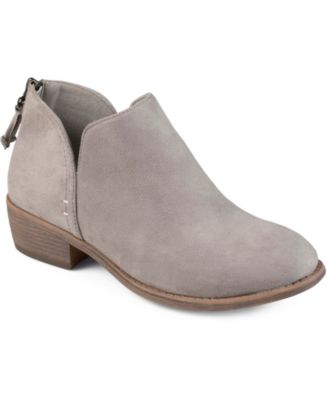 Journee Collection Women's Livvy Side Split Ankle Booties - Macy's