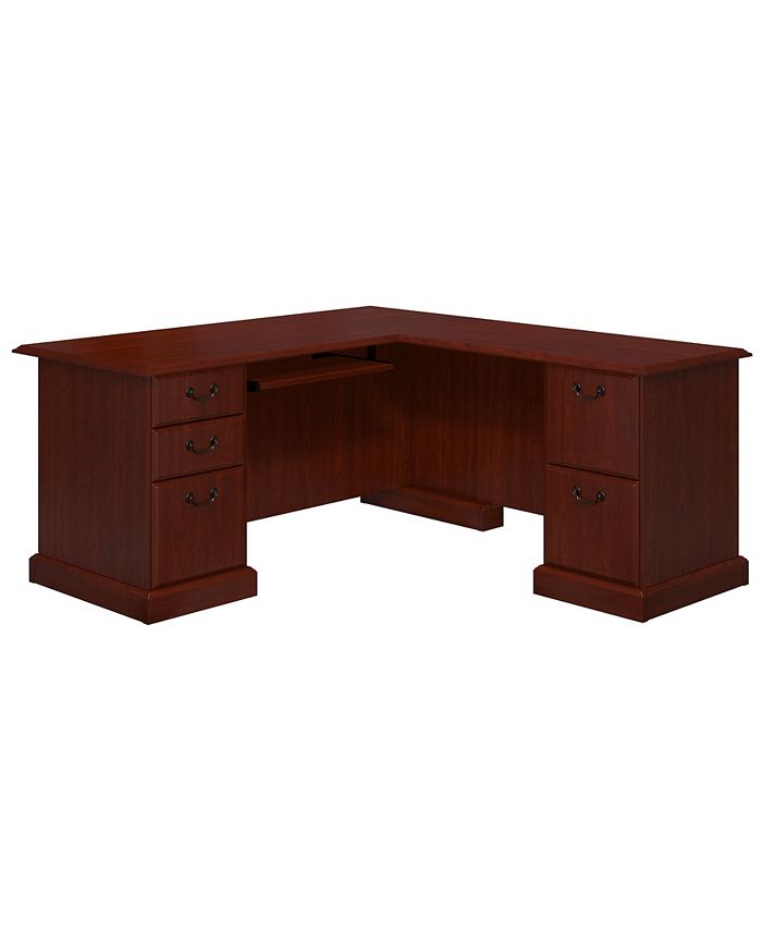 Kathy Ireland Home by Bush Furniture Bennington L Desk - Macy's