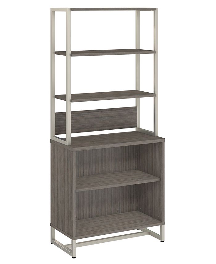 Kathy Ireland Office by Bush Furniture Method Bookcase with Hutch - Macy's