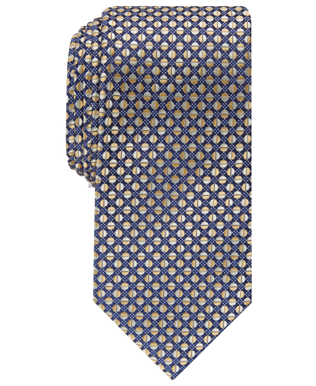 Click here for Perry Ellis Mens Dexter Neat Tie - Gold prices
