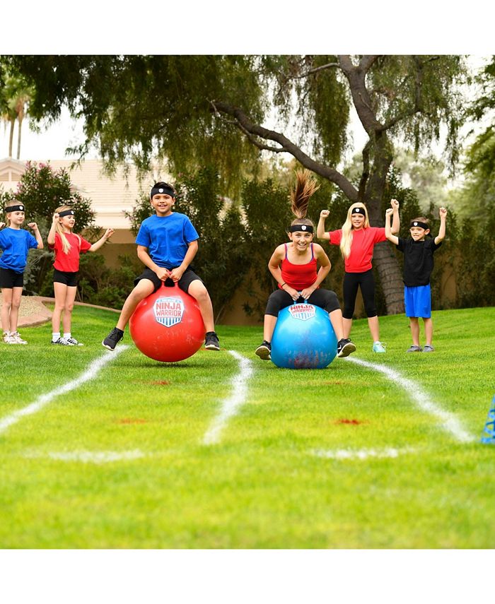 b4Adventure American Ninja Warrior™ Bounce Ball Race Set With Two Jumbo ...