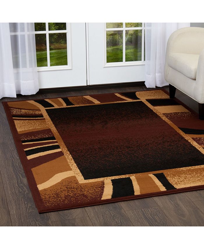 Global Rug Designs Global Rug Design Choice CHO11 Brown 9'2" x 12'5 ...