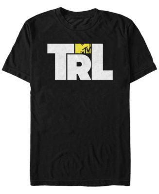 MTV Men's Total Request Live Box Letters Logo Short Sleeve T-Shirt - Macy's