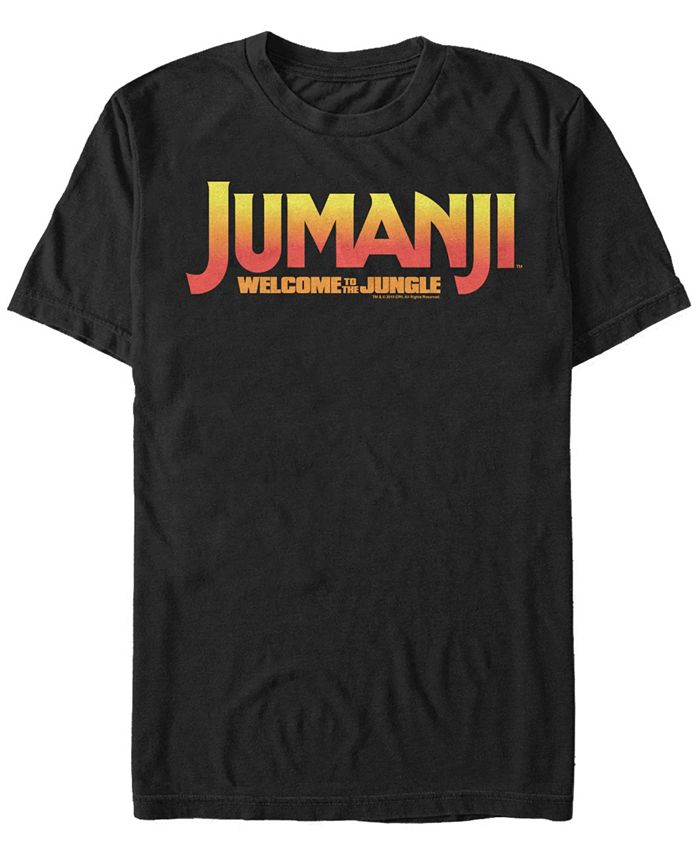 Fifth Sun Jumanji 1995 Sony Men's Welcome To The Jungle Logo Short ...
