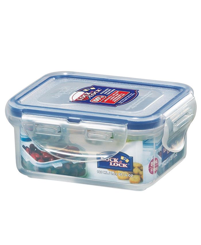 Lock n Lock Easy Essentials 6-Ounce Rectangular Food Storage Container ...