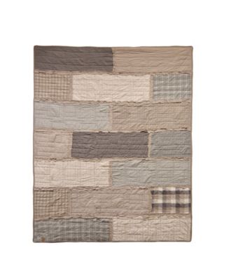 American Heritage Textiles Smoky Cobblestone Decorative Throw, 50" x 60 ...