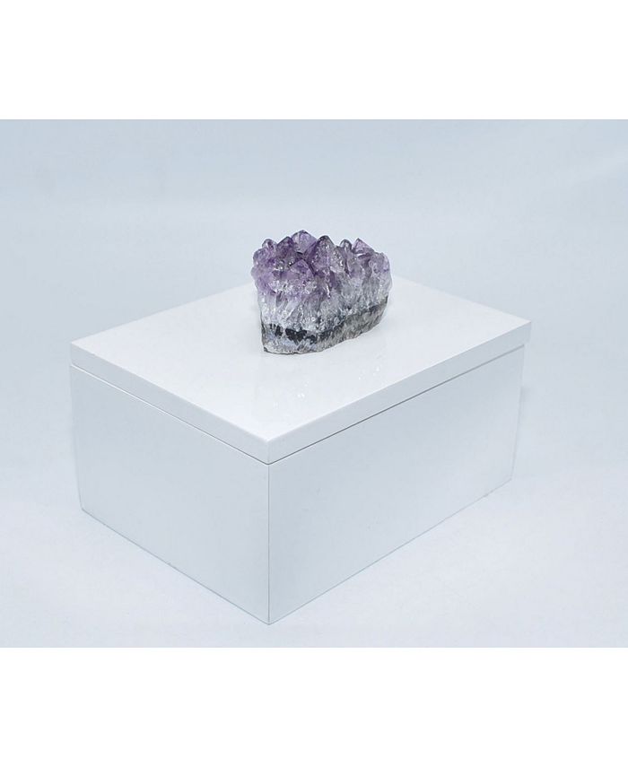 Nature's Decorations - Jewelry Box with Amethyst - Macy's