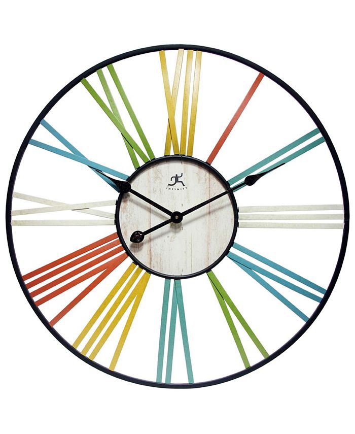 Infinity Instruments Round Wall Clock - Macy's