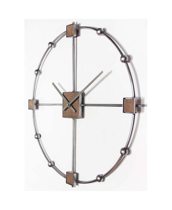 Infinity Instruments Modern Indoor Wall Clock - Macy's