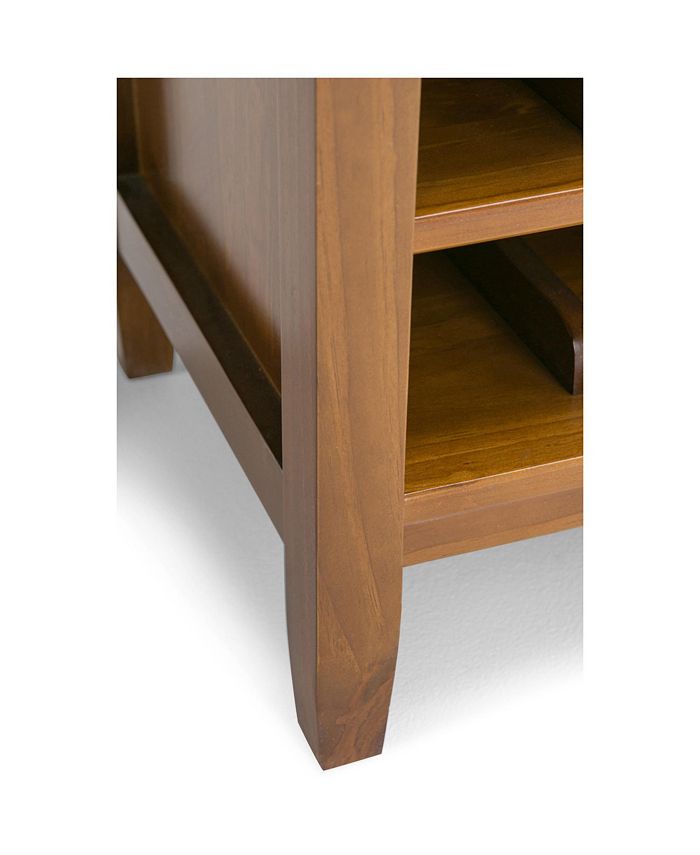 Simpli Home Warm Shaker Wine Rack - Macy's