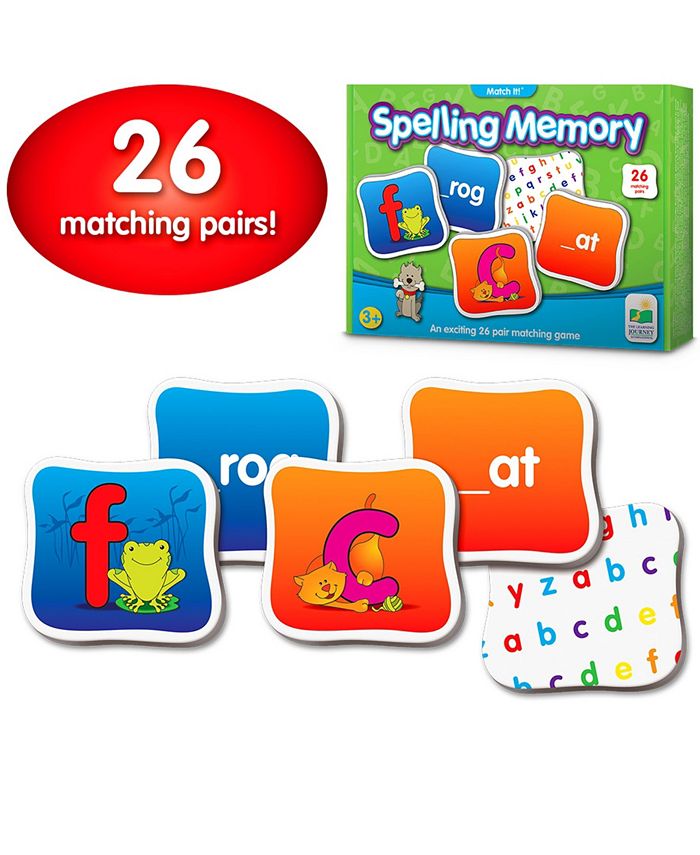 The Learning Journey Match It Memory- Spelling - Macy's