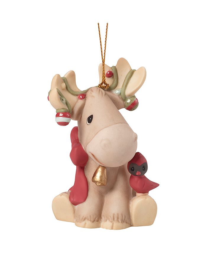 Ne'Qwa Precious Moments The Moose Wonderful Time Of The Year Moose With ...