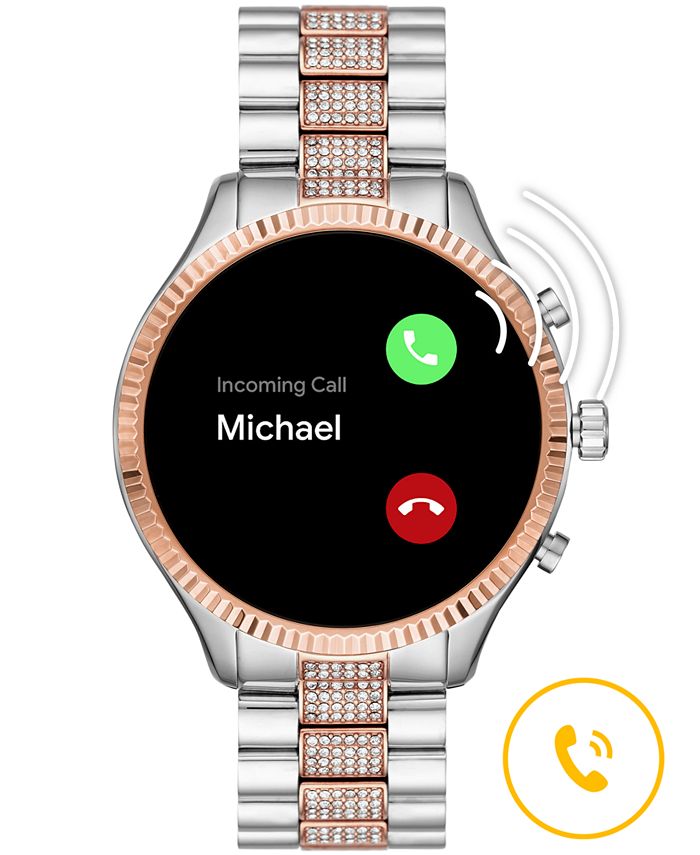 Michael Kors Access Gen 5 Lexington Glitz Two-Tone Stainless Steel ...