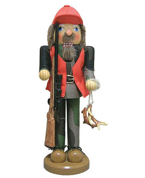 Santa's Workshop 14.5" Deer Hunter Nutcracker & Reviews - All Holiday ...