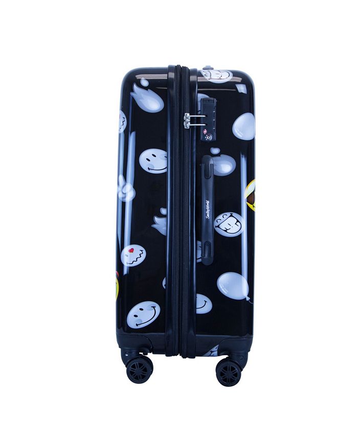 Smiley World Happy Travels 3 Piece Luggage Set - Macy's