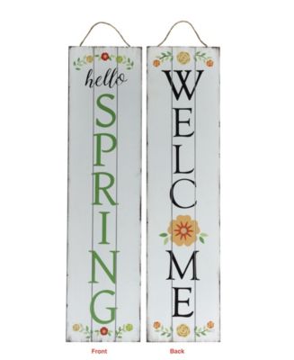 TX USA Corporation Welcome Spring Porch Sign - Macy's
