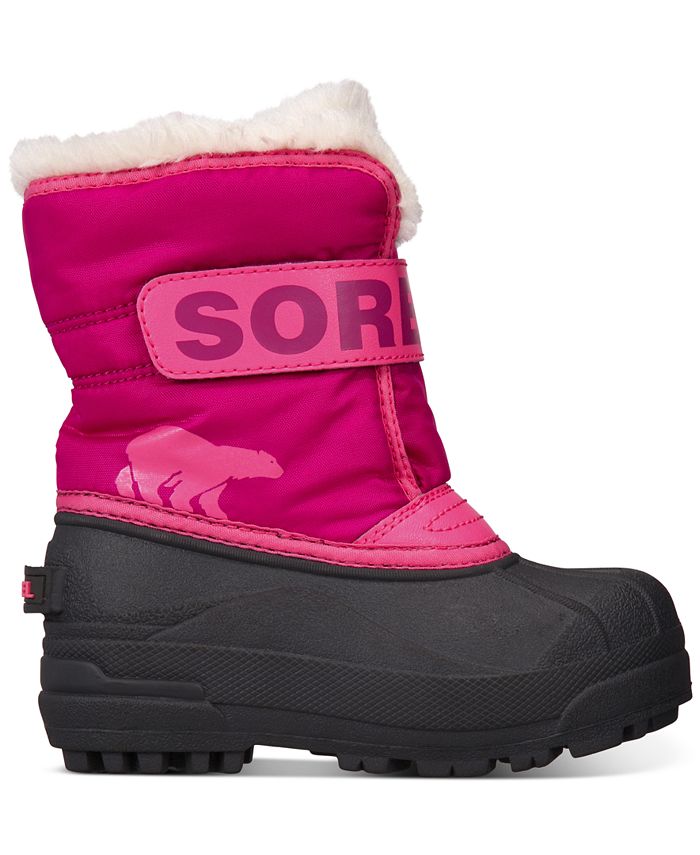 Sorel Little Girls Snow Commander Boots - Macy's