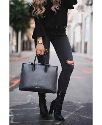 MVMT Women's Nova Vela Rose Gold-Tone Stainless Steel Bracelet Watch ...