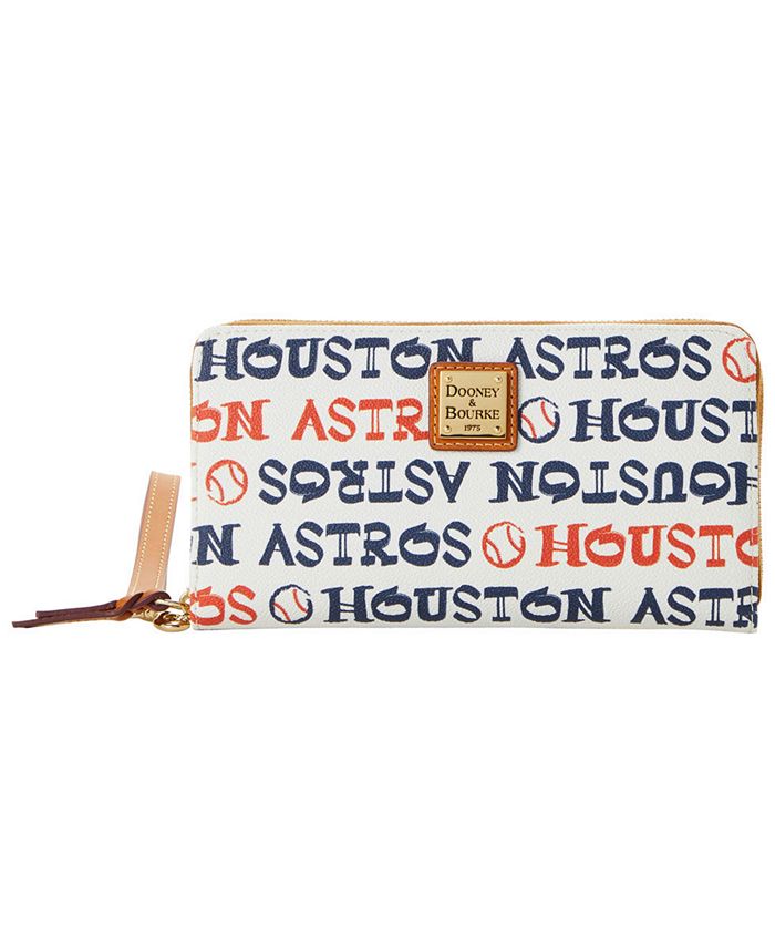 Dooney & Bourke Houston Astros Large Zip Around Wristlet - Macy's
