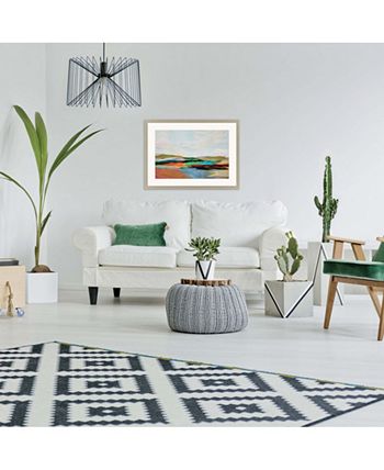 Paragon Picture Gallery Paragon Strata IV Framed Wall Art, 34" x 46 ...