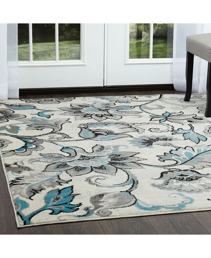 Global Rug Designs Global Rug Design Jano JAN03 Ivory Area Rug ...