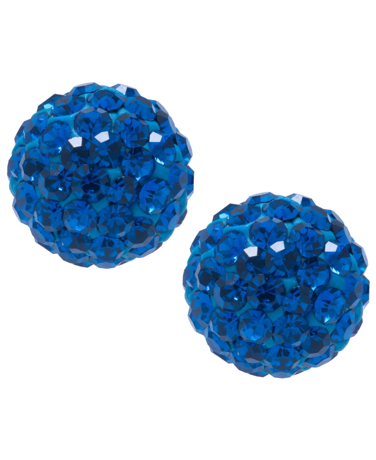 Click here for Crystal 8mm Pave Earrings in Sterling Silver. Avai... prices