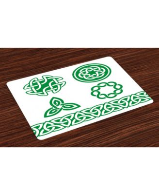 Ambesonne Irish Place Mats, Set of 4 - Macy's